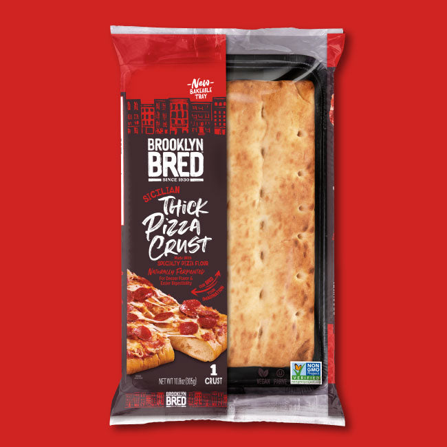 Sicilian Thick Pizza Crust – Brooklyn Bred